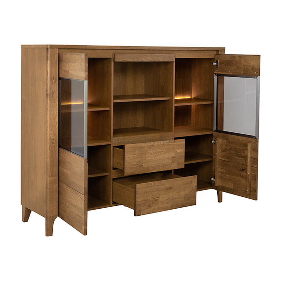 Sawira vitrines komód (REG2W2S) - BútorCity.hu